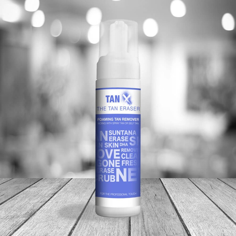 Tan X – Rense Skum / Tan Remover - 200 ml. - Spraytana.dk - Bedst på ...